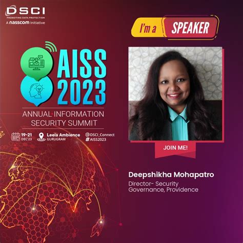 Deepshikha Mohapatro On Linkedin Cybersecurity Conference