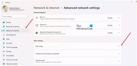 Limit Monitor Manage Internet Data Usage On Windows 11
