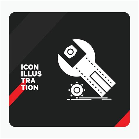 Red And Black Creative Presentation Background For Settings App