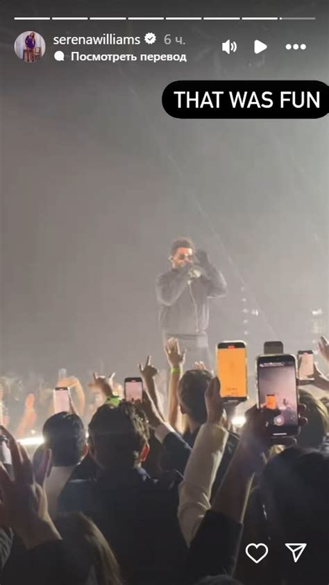 Serena Williams Enjoyed The Weeknd At Robin Hood Nyc Charity Event