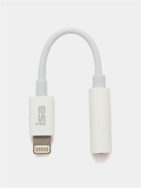 Переходник Lightning Aux для наушников Iphone 3 5 мм Mini Jack аукс адаптер для айфона купить