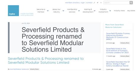 The Modular And Portable Building Association On Linkedin Modular Construction Industry