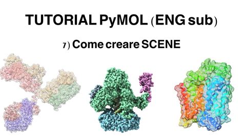 Tutorial Pymol Come Creare Scene Eng Sub Youtube