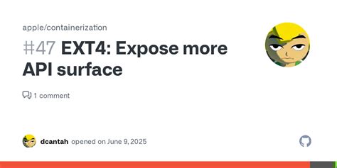 Ext4 Expose More Api Surface · Issue 47 · Applecontainerization · Github