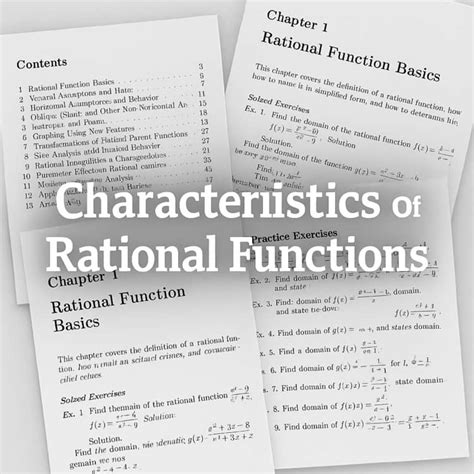 Complete Rational Functions Toolkit Basics To Applications With Mixed