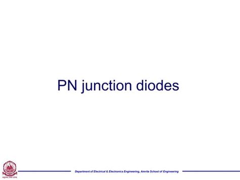 2pn Junction Diodespptx