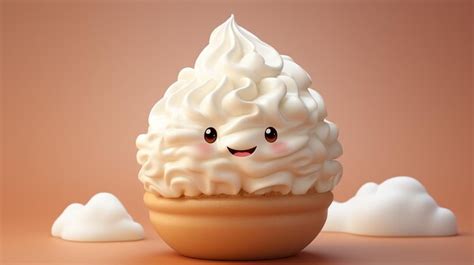 Premium Photo 3d Photo Of Muffin Character Design