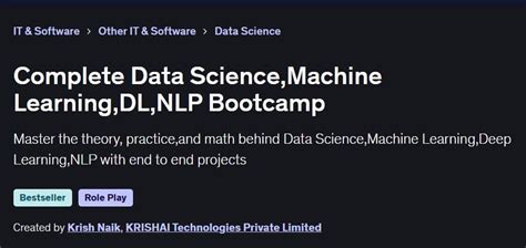 Complete Data Sciencemachine Learningdlnlp Bootcamp ~ Computer