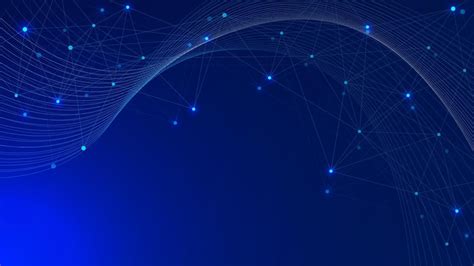 Premium Vector Abstract Molecular Structure With Connecting Dots And Lines And Wave Flow