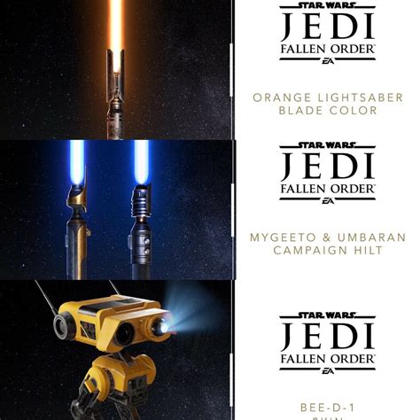 Star Wars Jedi Fallen Order Lightsaber Colours How To Star Wars Jedi