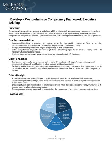 02 Develop A Comprehensive Competency Framework Executive Briefing