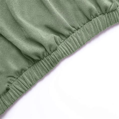 5 Dusty Sage Green Cylinder Pillar Prop Covers Efavormart