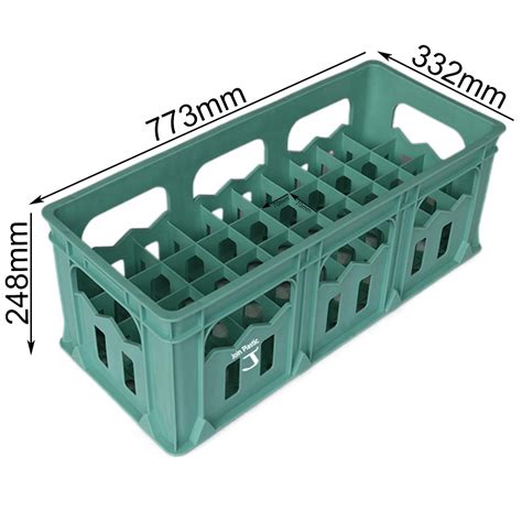 Beer Crate Dimensions Sintosin Farmhouse Wooden Storage Crate For
