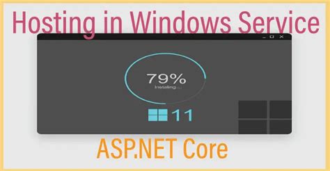 naina singh on linkedin how to host asp core app in a windows service