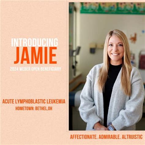 The Weber Open Meet Jamie 🧡 Our Final Beneficiary For