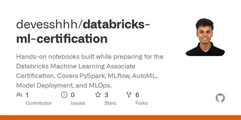 Github Devesshhhdatabricks Ml Certification Hands On Notebooks