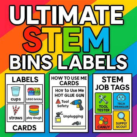 Ultimate Stem Bin Labels Engineering Roles By Innovative Sparks