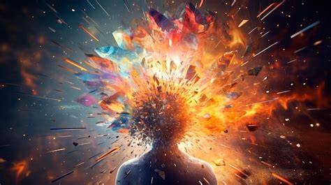 Premium Photo Annual Collective Mind Concept Art Exploding Mind Inner World Dreams Emotions