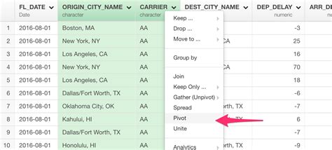 a quick introduction to pivot command in exploratory