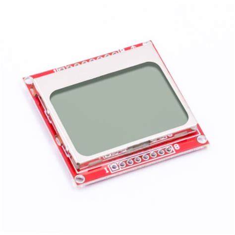 Nokia 5110 Red Graphic LCD 84x48 Tempero Systems Shopping
