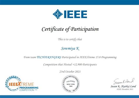 Sowmiya K On Linkedin Ieeextreme Programming