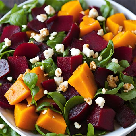 Butternut Squash Beet Salad Golden Roasted Salad The Fresh Man Cook