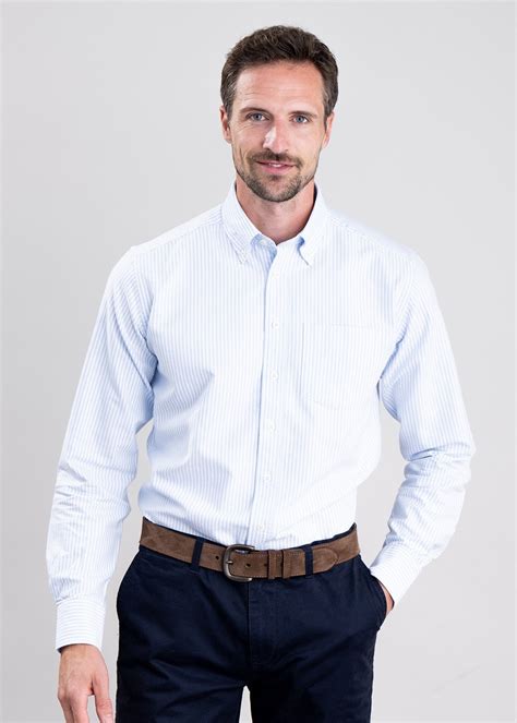 Taylor And Twill Wark Shirt Blue Humes Outfitters
