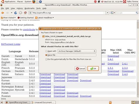 How To Install OpenOffice Org On Ubuntu