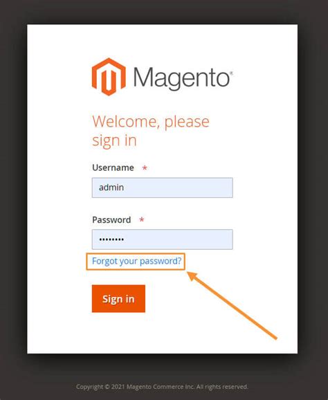 重置magento2管理员密码 Magento2专业中文社区