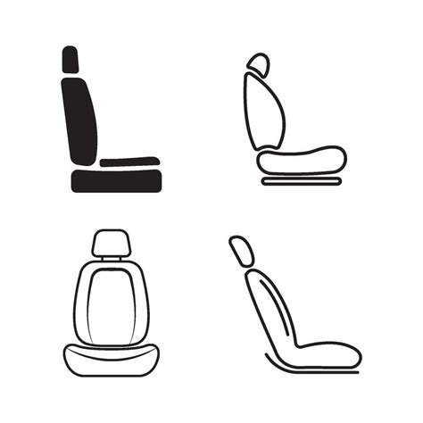 Car Seat Icons Symbol 47581428 Vector Art At Vecteezy