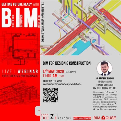prateek singhal on linkedin bim architecture webinar workshops