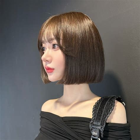 2024 여자 단발 중단발 중간머리 긴머리 유행 헤어스타일│슬릭컷 레이어드컷 네이버 블로그