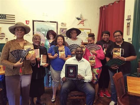 Victor Mcglothin With Author Kim Robinson And The Black Pearls Author