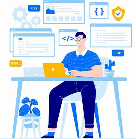 Programming Concept Illustration Vector Free Download