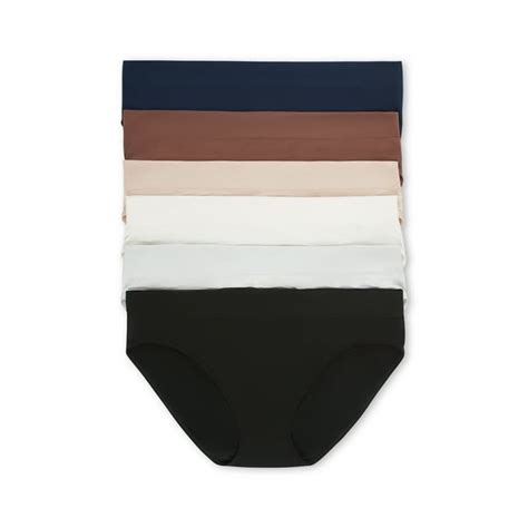 Joyspun Womens Seamless Bikini Panties 6 Pack Sizes Xs To 3xl