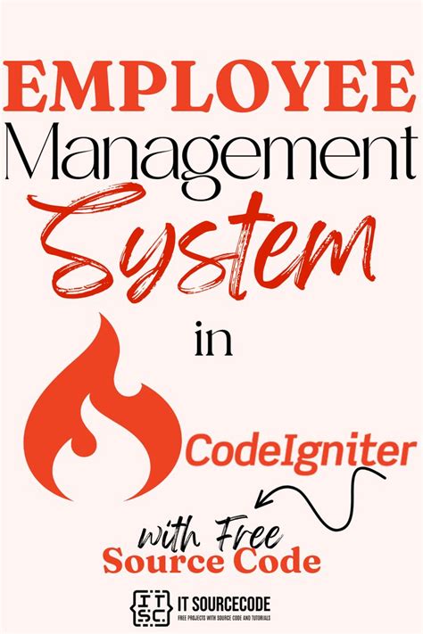 employee management system project in php codeigniter with source code