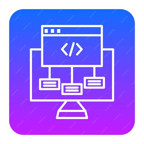 Premium Vector Code Framework Vector Illustration