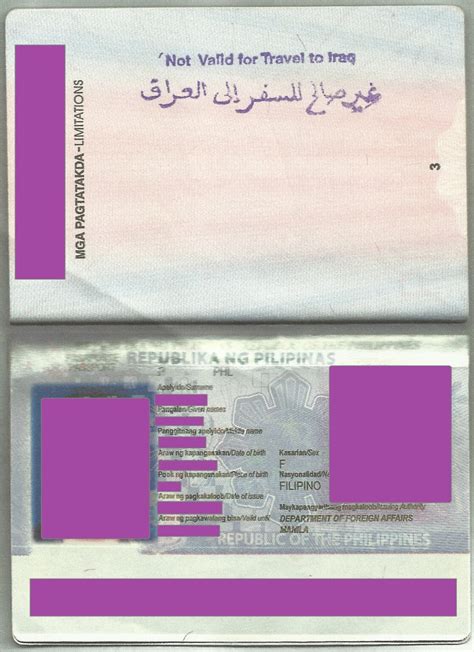 Passport Application Form For Minors Philippines
