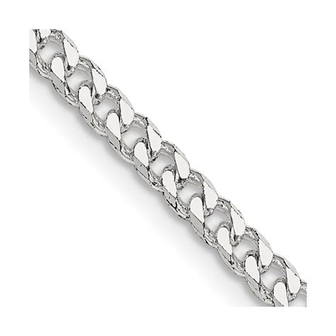 Sterling Silver Polished 315mm Curb Chain Unclaimed Diamonds