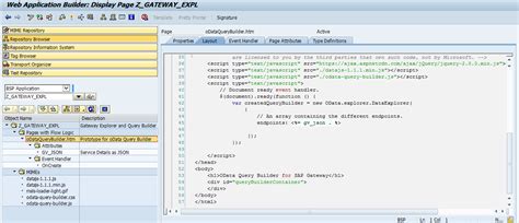 netweaver gateway services odata query builder a prototype