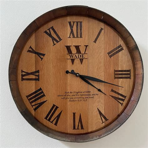 Rustic Clocks Wall Clocks Etsy