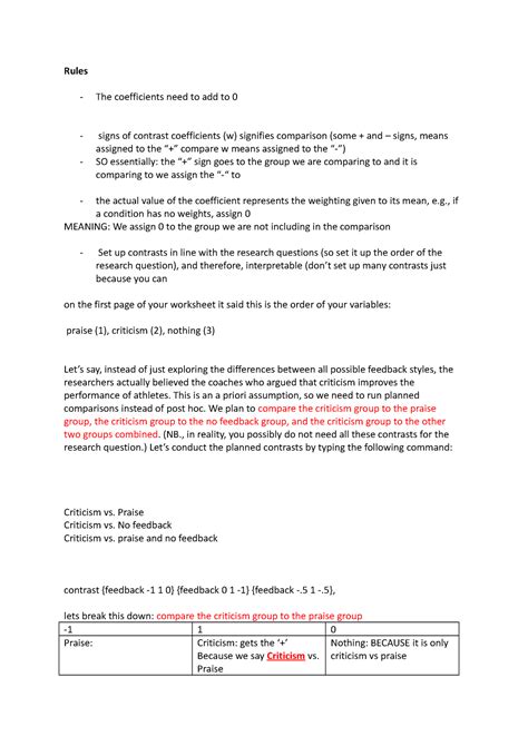 Assigning Coefficients Rules The Coefficients Need To Add To 0