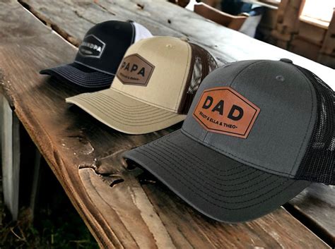 Personalized Dad Patch Hat Dad Birthday T New Dad T T For Husband Trucker Hat