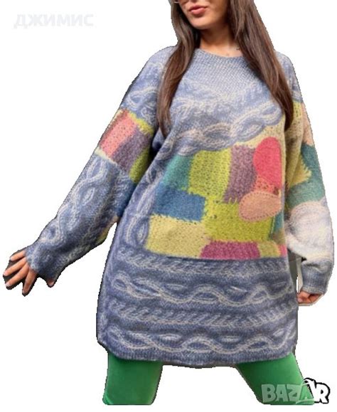 На едро Уголемена туника фино плетиво тип ангора в Туники в гр Бургас Id43445786 — Bazar Bg