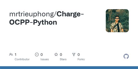 GitHub Mrtrieuphong Charge OCPP Python