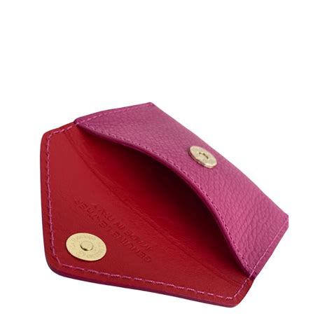 Small Envelope Card Holder Navy The Leather Mob