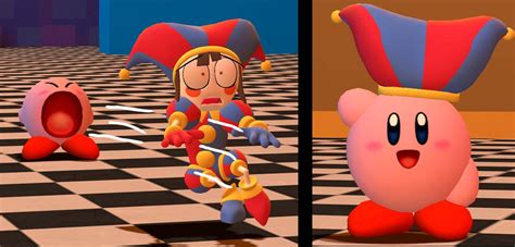 Kirby Just Inhaled Pomni By Erikass878112 On Deviantart