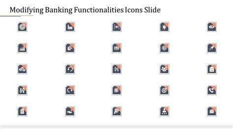 modifying banking functionalities icons slide infographics pdf