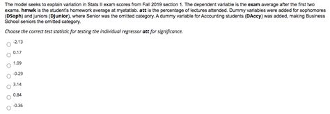 Solved Multiple Regression Excel Output Problem Solved Multiple Regression Excel Output Problem