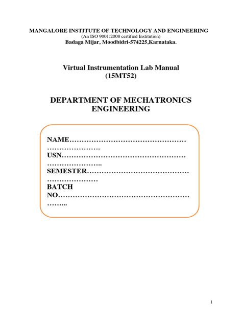 Virtual Instrumentation Lab Manual Download Free Pdf Matrix Mathematics Computer Program